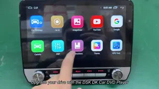 10.1 inch Dual knob Android navigationCar DVD Player Bluetooth USB FM Radio Upgrade