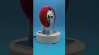 Aluminum core PU heavy duty  swivel caster