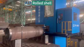 The rolled shell bevel is ground in strict accordance with national standards for machining precisio