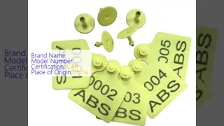 Livestock RFID Ear Tags for Cattle Sheep