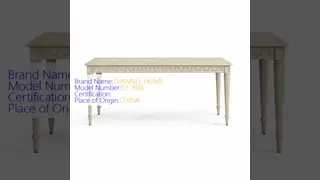 French Style Carved Wood Dining Table