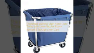 Hotel Linen Trolley Heavy Duty Stainless Steel