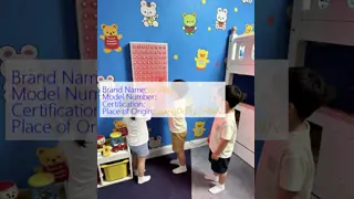 Interactive LED Button Wall for Kids
