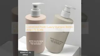 Custom PE Bottles With Pump Luxury Cosmetics