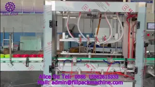 2167 M19 Linear Split-Type Lubricating Oil Servo Gear Pump 4-Station Filling and Capping Production