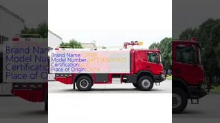 Scania 4x4 Airport Fire Truck Rapid Response