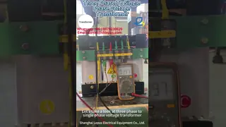 Three phase 380v to single phase 220v voltage transformer