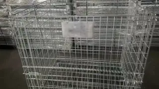 Heavy Duty Wire Mesh Storage Cages Foldable