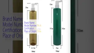 Custom PET Bottles With Pump For Cosmetics