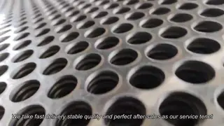 Silver Stainless Steel Perforated Sheet Metal For Grain Filtration
