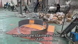 Custom Metal Sculptures For City Landscapes