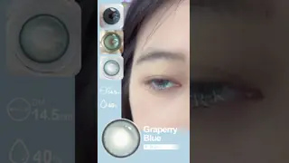 Mill Creek New Arrivals 14.5mm Korean Soft Cosmetic Contact Lenses Yearly Use Three Tone 40% Water C