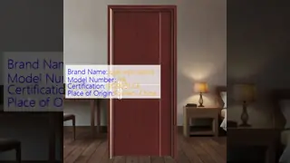 Durable WPC Hollow Door Low Maintenance Energy Efficient