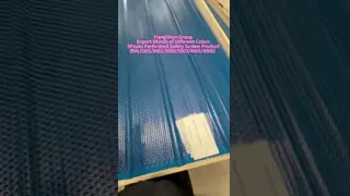 Export 6kinds of Different Colors 5Peaks Perforated Safety Screen Product