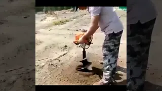 Gas Earth Auger Easy Planting Drill