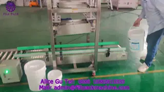 2177 J80 Manual Lid Placement and Crimping Machine for Large Bucket Lids