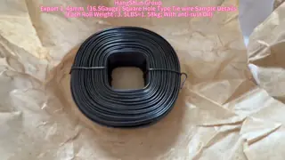 Export USA 1.48mm=16.5Gauge Square Hole Type Tie Wire Sample Details