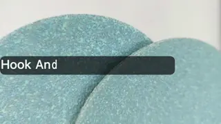 Blue Aluminum Oxide Sanding Disc 125mm with High Hardness Paper Backing OEM Customizablea