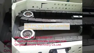 Corrugated Pipe Extrusion Line for PE PP PVC