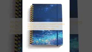 Spiral Notebook Black Hardcover Journal Planner