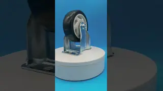Medium duty castors swivel  black TPU wheel