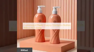 Custom PET Bottles With Pump For Cosmetics
