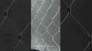 Stainless steel rope net source manufacturer,