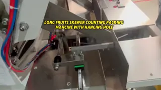 Medium Fruit Skewers Automatic Counting Packaging Machine