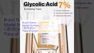 Glycolic Acid Toner Acne Removal Skin Care