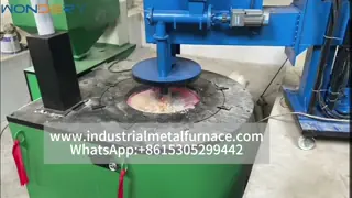 Graphite Crucible Furnace with Wood Pellet Burner – Zero Pollution, Low Emissions