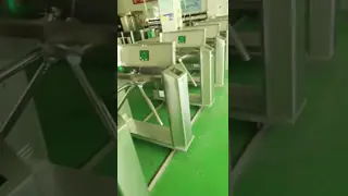 CXT turnstile gate high-end swing gate commissioning and installation