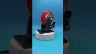 heavy duty pu wheel brake iron caster