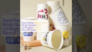 Custom Logo Paper Cups Business Branding Heat Resistant