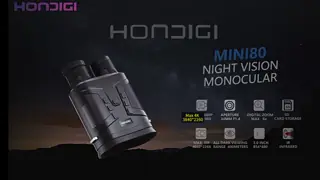 Mini80 Video 4K Video, 16X Zoom, 6000mAh Battery for hunting