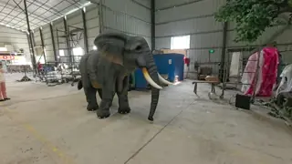 Animatronic Elephant Costume Realistic Performance