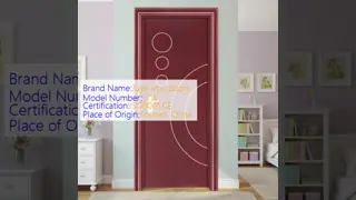 Durable WPC Hollow Door Superior Strength Heat Insulation
