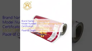 Food Grade Film For Chips Biscuits Confectionery