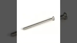 Passivation Treatment DIN 964 Stainless Steel Slotted Raised Countersunk Screws