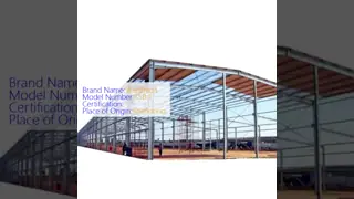 Prefab Steel Warehouse Workshop Fast Build