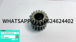 KBZE Replacement Kobelco YT15V00012S010 Final Drive Sun Gear Fits SK70 SK75 SK80 Excavator Travel Mo