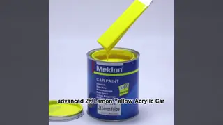Lemon Yellow 2K Car Paint For Stunning Finish