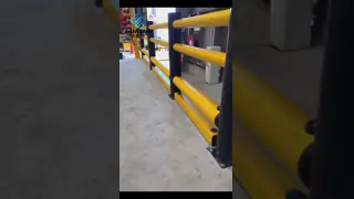 Hsj Flexible Anti-collision Guardrail used for Warehouse Protection Forklift Collision Fence