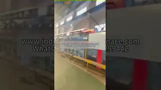 High-Efficiency Gas-Fired Mesh Belt Heat Treatment Furnace | Compatible with NG/LPG | Precision Indu
