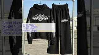 Custom Rhinestone Hoodie Sweat Set