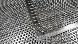 Stainless Steel Perforated Mesh Production Process Video