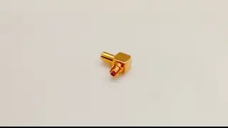 SSMP-KWB1 Right Angle Female RF Connector 50Ω Gold Plated