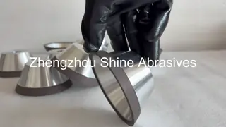 11V9 Diamond cup wheel for solid carbide tools grinding and sharpening.