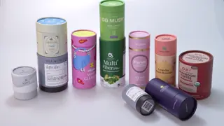 High Density Stable Structure Food Grade Paper Tubes Packaging