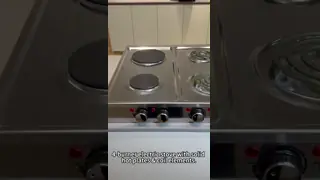 Commercial  Electric Stove Professional Kitchen