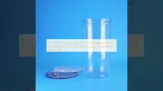 PET Food Jars Nuts Snacks Airtight Leak Proof